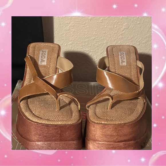 Soda | Shoes | Vintage 9s Y2k Chunky Platform Wedges | Poshmark